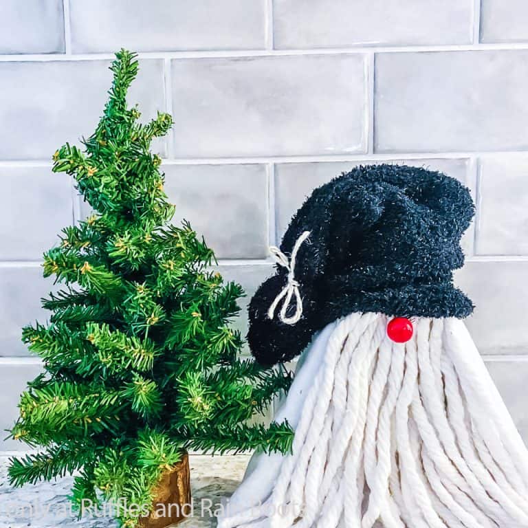 Make This Fast Dollar Tree Gnome from a Triangle Shelf in Minutes!