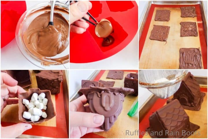 These Wow-Worthy Gingerbread House Hot Cocoa Bombs are SO EASY!