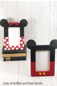 Make these Adorable Mickey & Minnie Frames in Minutes!