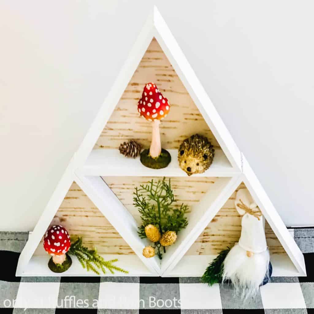 Check Out This Geometric Shelf DIY Dollar Tree Hack!