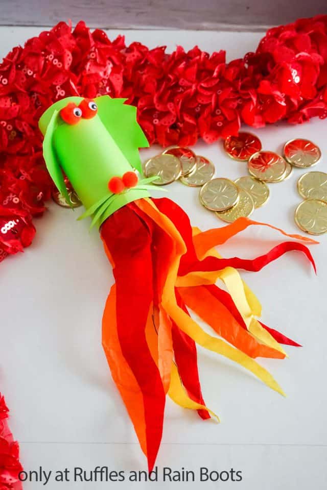 A Dragon Blower Paper Roll Craft is Quick Fun