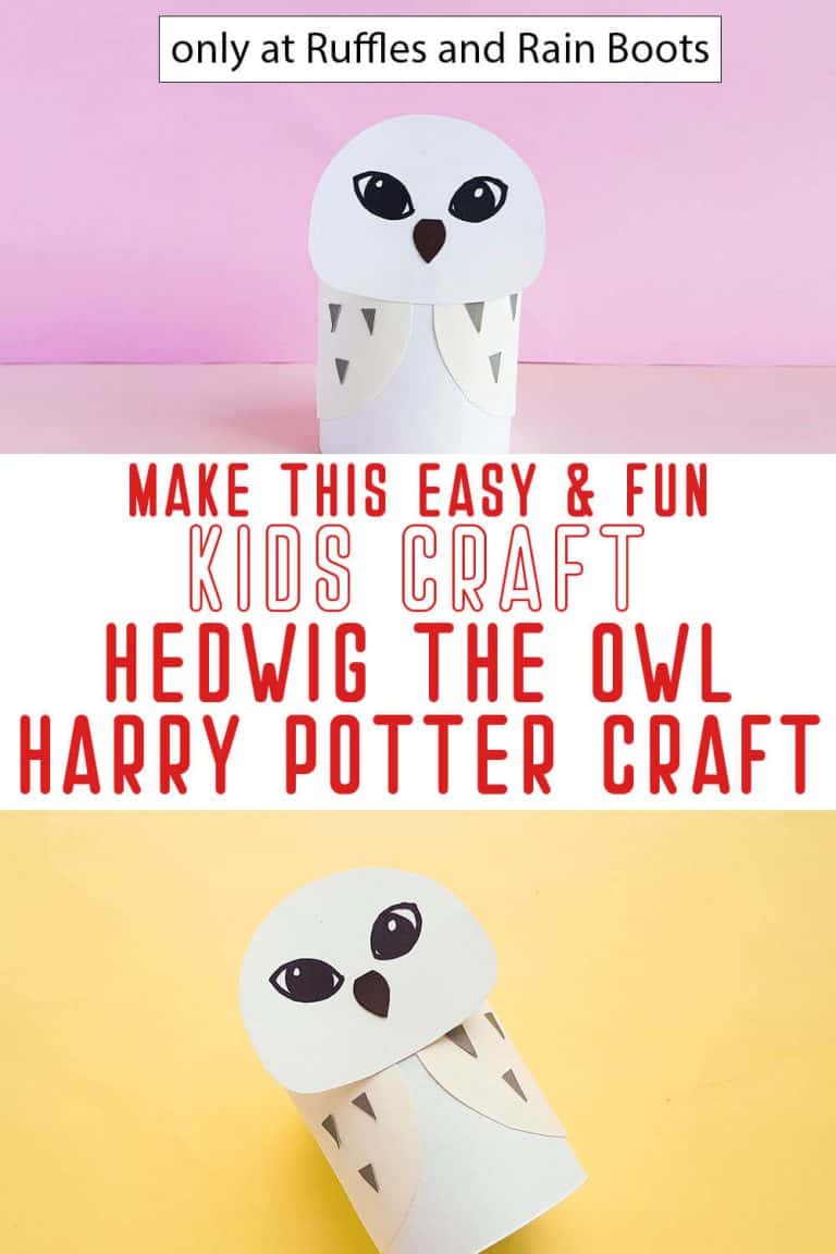 Make a Hedwig Paper Craft for a Fun Harry Potter Character Puppet