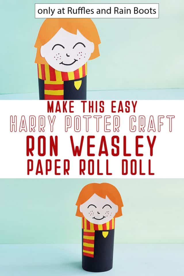 Make a Ron Weasley Paper Puppet Using This Free Printable Template