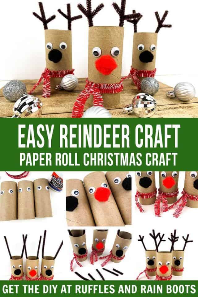 Set Up an Easy Reindeer Paper Roll Craft for Christmas Fun