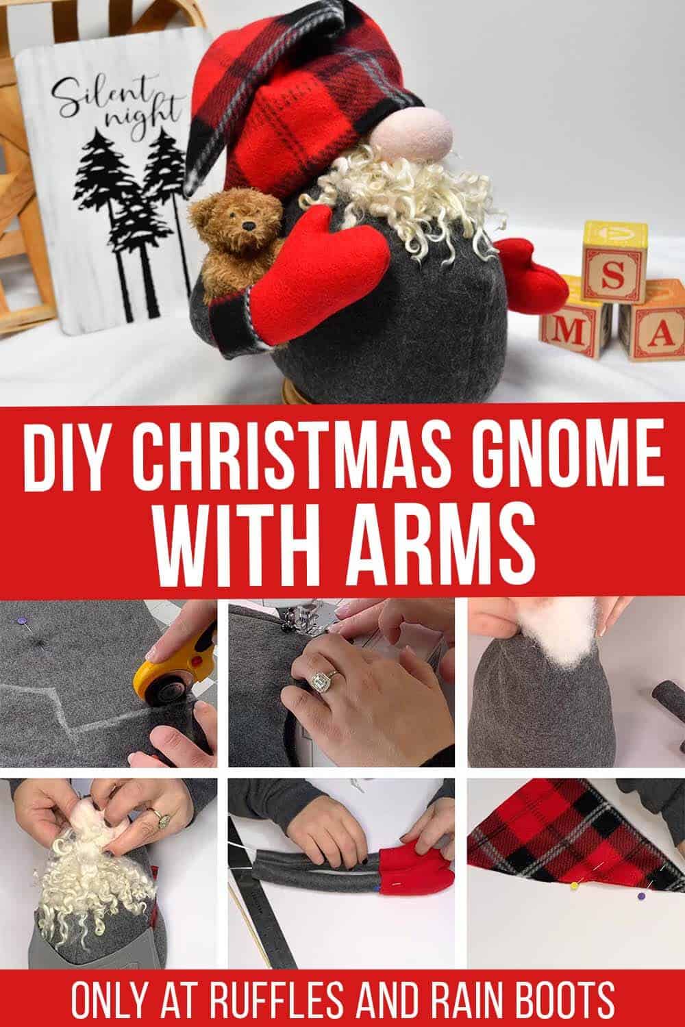 You Can Make a Jaw-Dropping Christmas Gnome withe Arms that Pose!