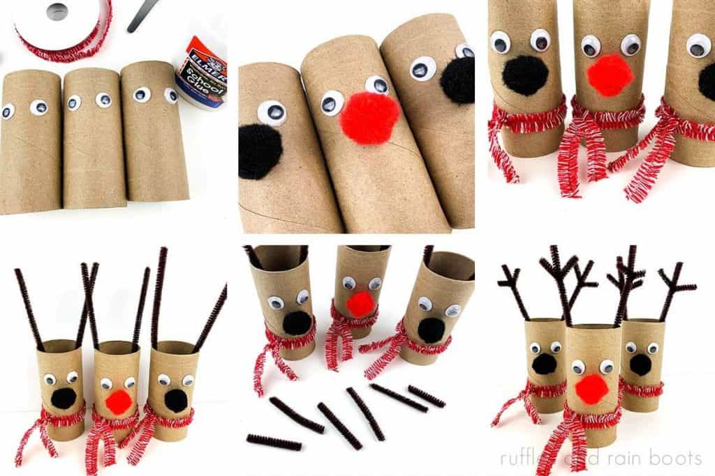 Set Up an Easy Reindeer Paper Roll Craft for Christmas Fun