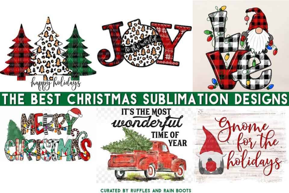 Download the Best of the Best Christmas Sublimation Designs!