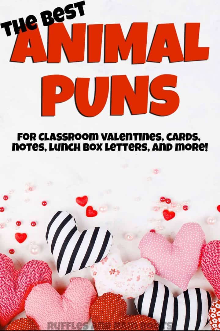 Animal Valentine Puns are Too Cute and Fun - Ruffles and Rain Boots