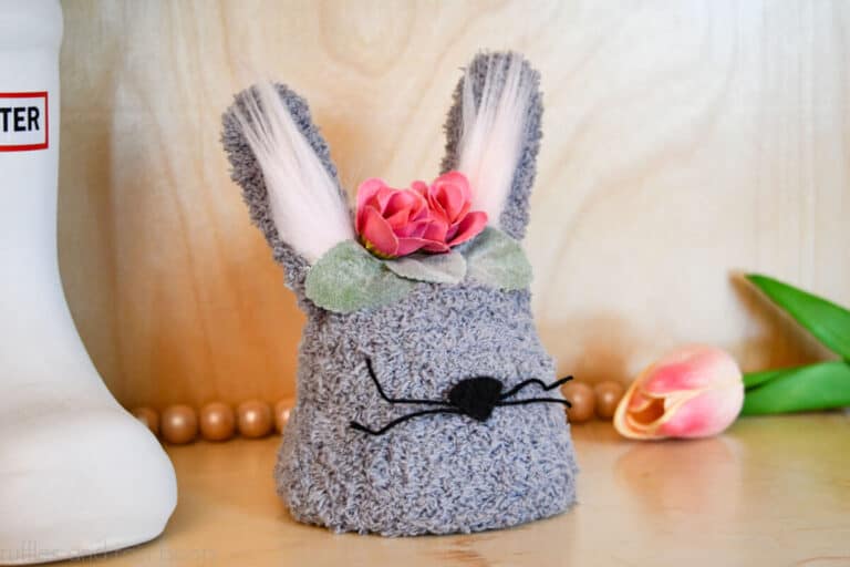 Cute Clay Pot Bunny is Done in 5 Minutes - Ruffles and Rain Boots