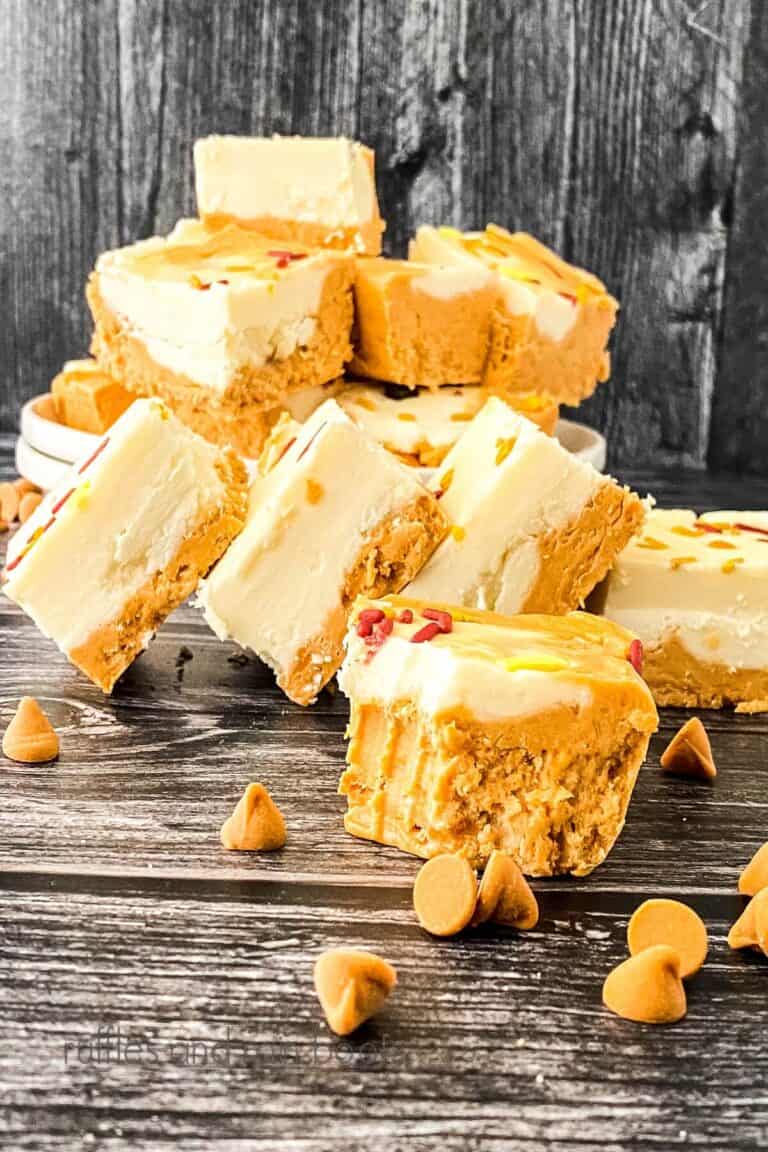 Yummy, Easy Butterbeer Fudge Recipe - Ruffles and Rain Boots