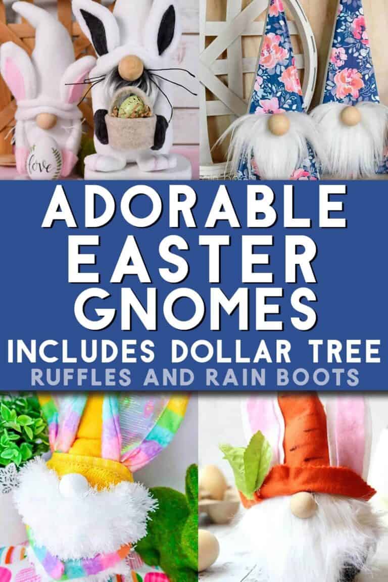 Easter Gnome DIY Inspiration and Crafts - Ruffles and Rain Boots