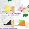 Easy Easter Paper Origami Bookmarks Ruffles and Rain Boots