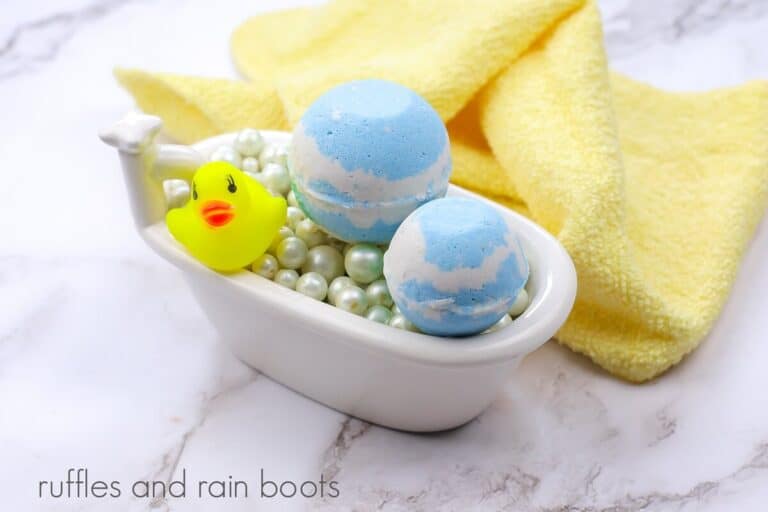 Hidden Toy Bath Bombs Recipe Ruffles and Rain Boots