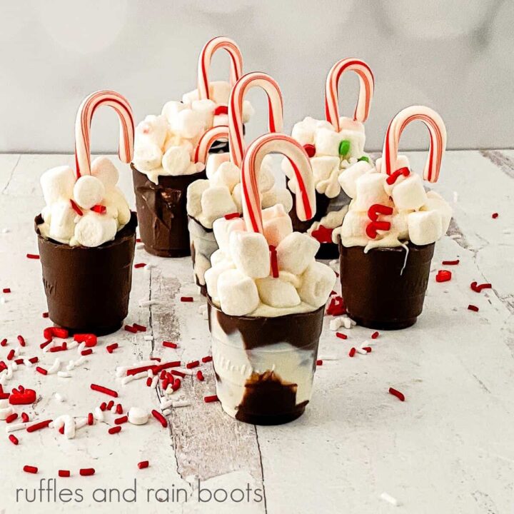 Hot Cocoa Bomb Cups Recipe - Ruffles and Rain Boots