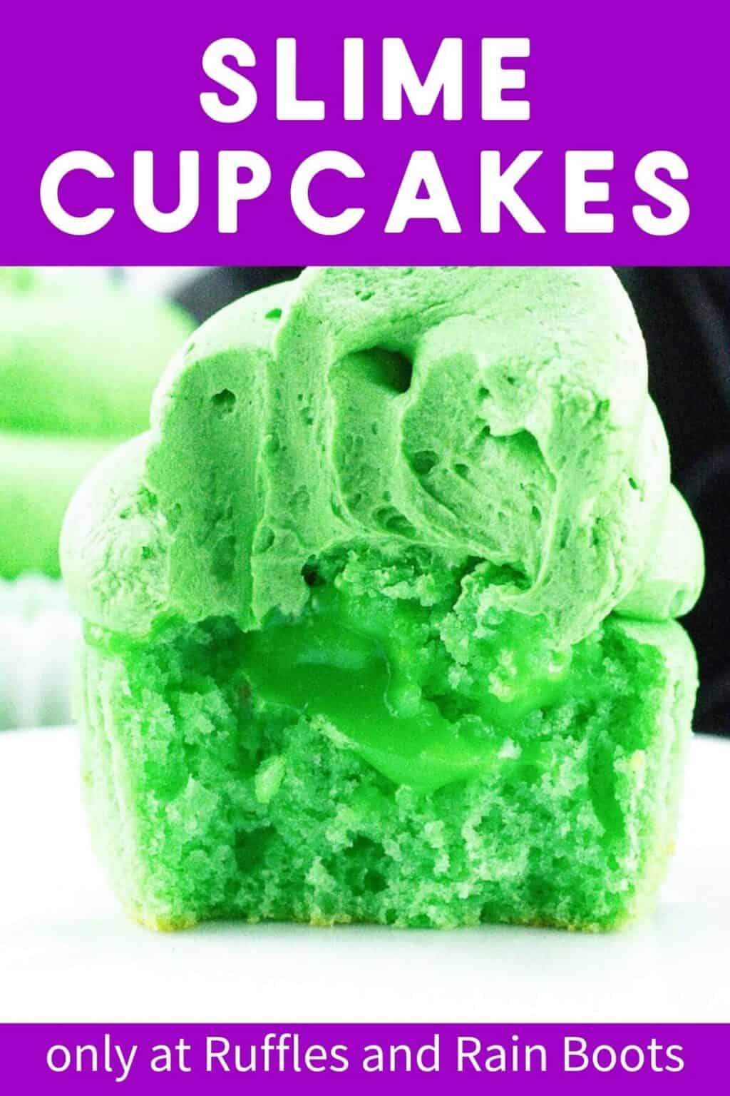 Oozing Slime Cupcake Recipe - Ruffles and Rain Boots