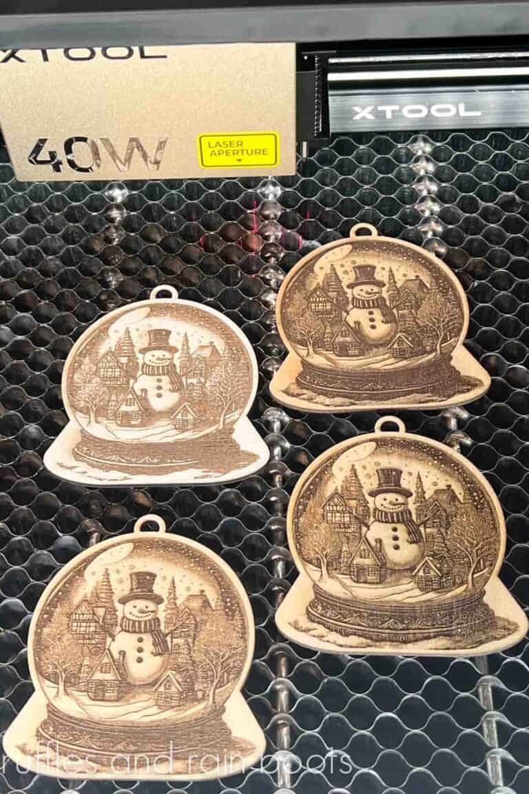 Christmas Laser Crafts to Make and Sell - Ruffles and Rain Boots