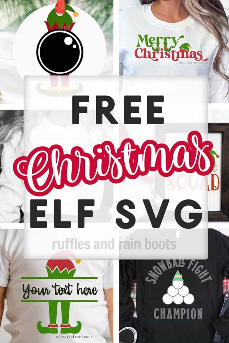 Free Elf SVG Files for Cricut - Ruffles and Rain Boots