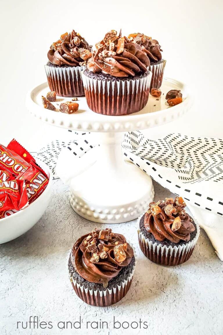 100 Grand Candy Bar Cupcake Recipe -Ruffles and Rain Boots