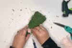 Topiary Gnome DIY with Moss - Ruffles and Rain Boots